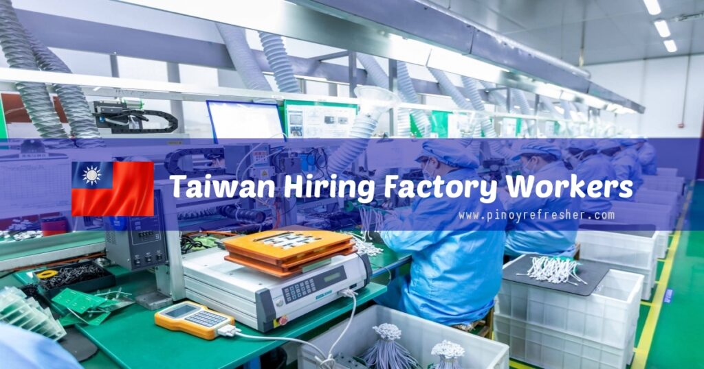 Now Hiring: Semiconductor Factory Workers Bound for Taiwan – Apply Today!