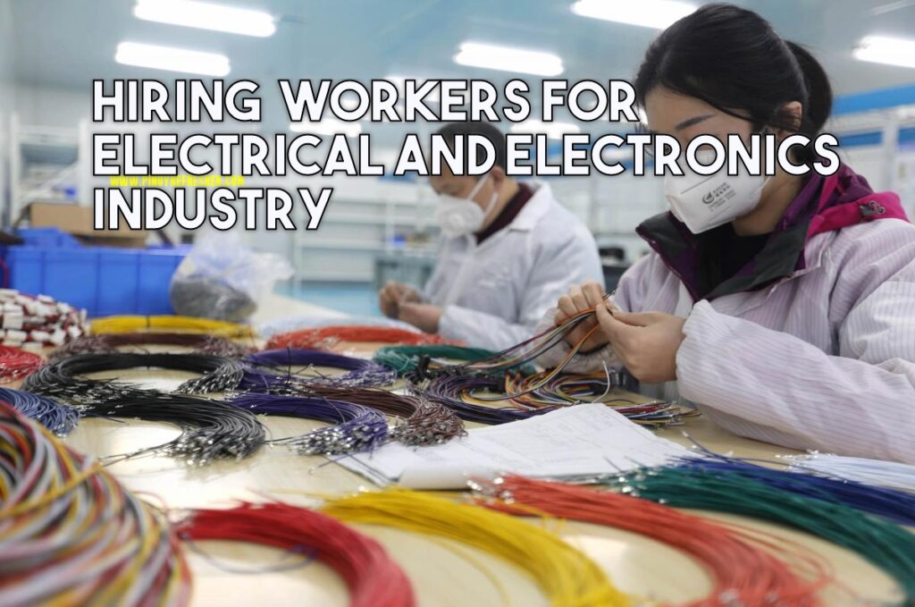 Japan Hiring: Workers for Electrical and Electronics Industry | High ...
