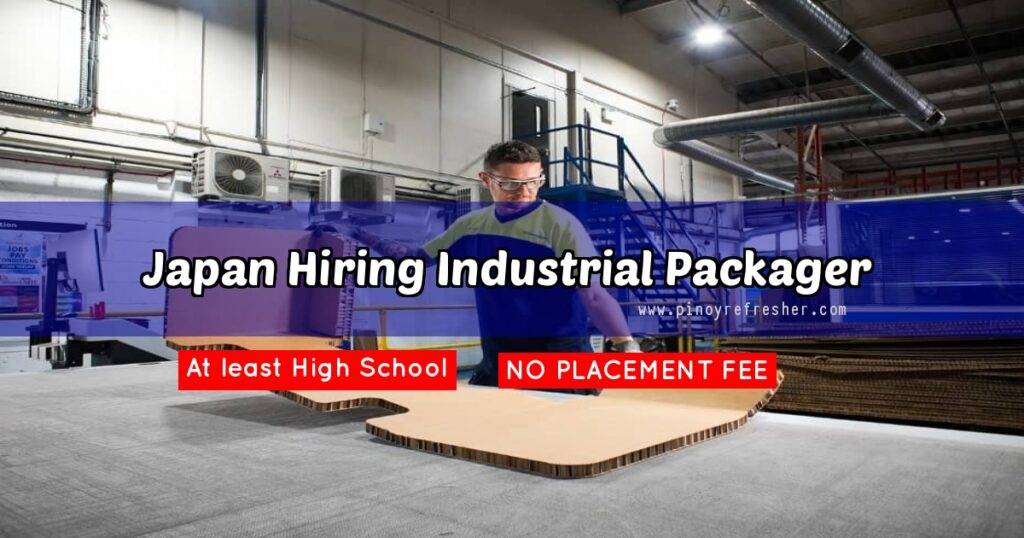 Japan Hiring Industrial Packer for Nishikawa Shokai Co., Ltd. | High ...