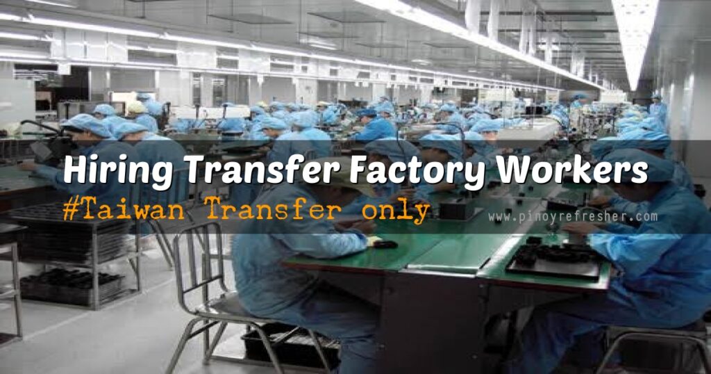 Hiring Transfer Factory Workers for Diodes Semiconductor | Apply Online