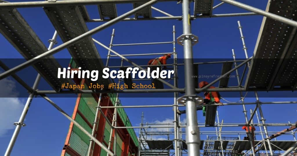 Agility International Manpower Solution is now Hiring Scaffolder for ...