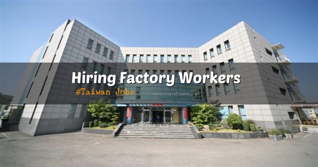 Teng Long International Manpower Corp. is now Hiring Factory Workers ...