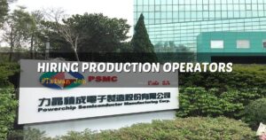JS Contractor Inc. is now Hiring Production Operator for Powerchip ...