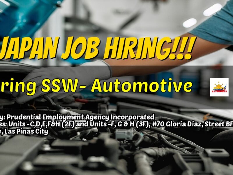 DMW Job Order: Livestock Farmers under A.C. Sicat International Manpower Services