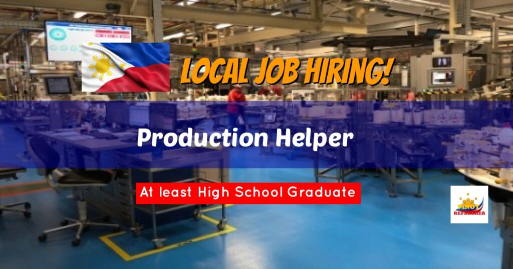 Local Job Hiring: Production Helper for Aljay Agro-Industrial Solutions ...
