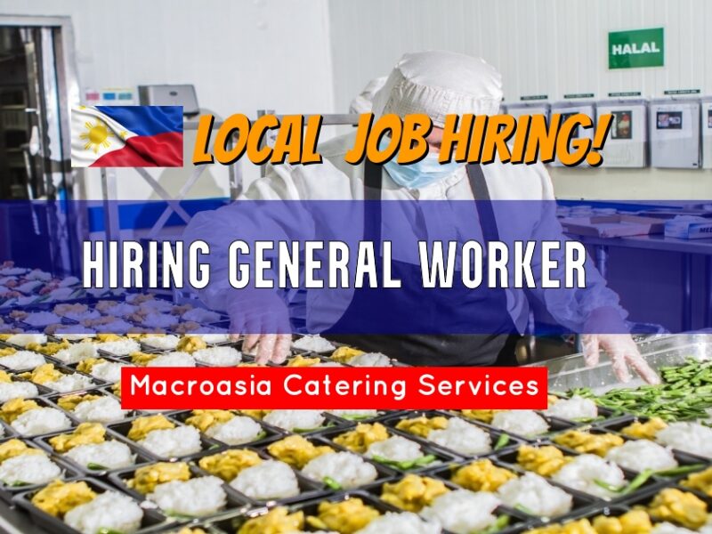 Local Job Hiring: Factory Worker (San Juan City) for Qualiblend Inc.