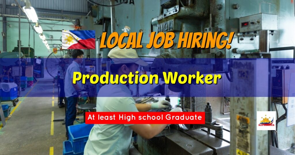 Local Job Hiring: Production Worker for Maxim De Humana International ...