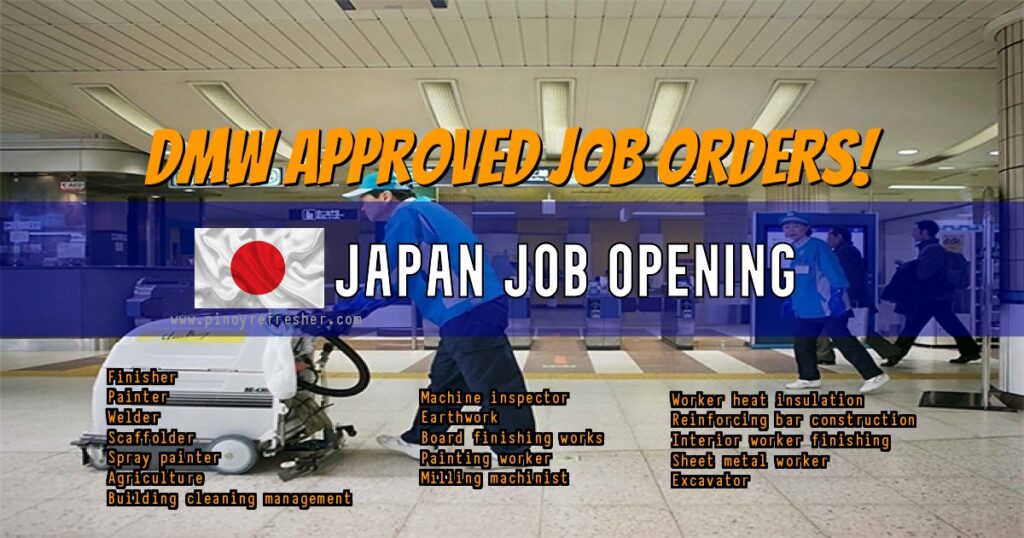 Job Opening for Japan under Advance Ability Assistance Foundation Inc.