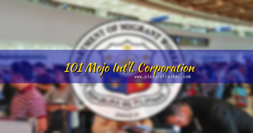 101 Mojo Int'l. Corporation