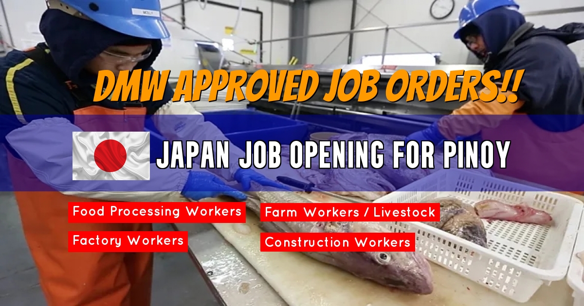 Job Opening for Japan under Asian Dream Manpower Services, Inc.