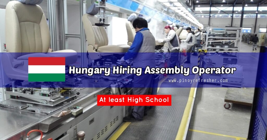 Hungary Hiring Sewer and Assembler under Peridot International ...