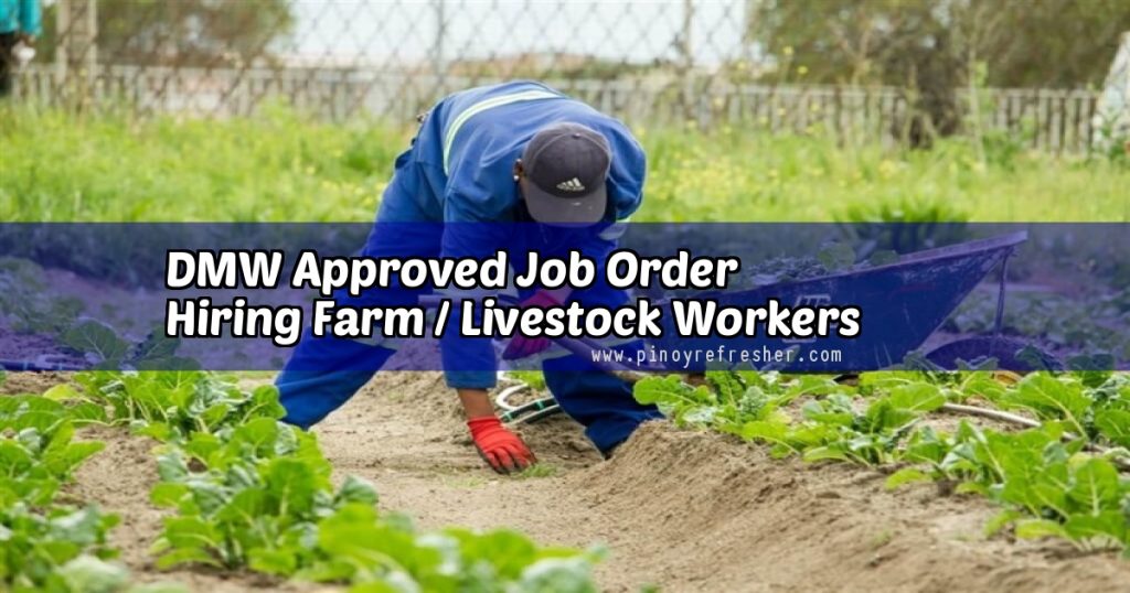 Hiring Farm / Livestock Workers under Premium Quality Work Solutions ...