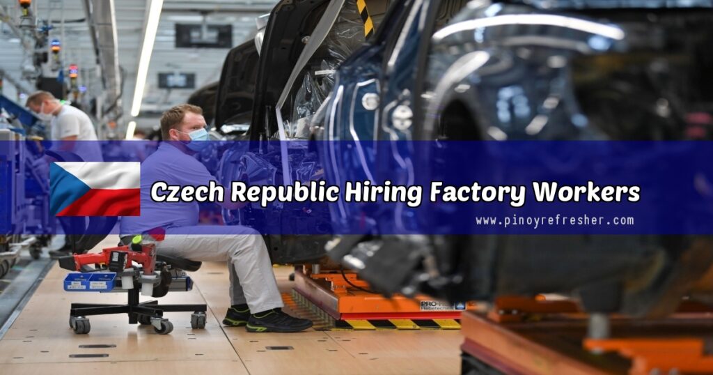 Hiring Factory Workers for Czech Republic | Apply online