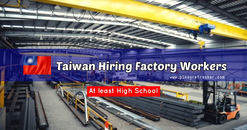 Taiwan Factory Workers for Ho Chieh Metal Industry Co., Ltd.