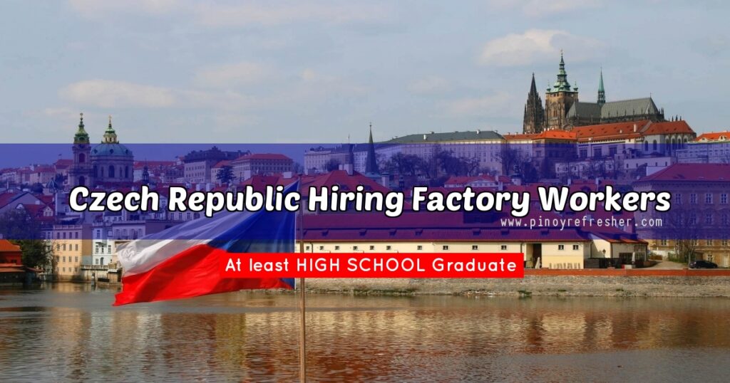 Czech Republic Hiring Factory Workers for Graprecare Ltd.