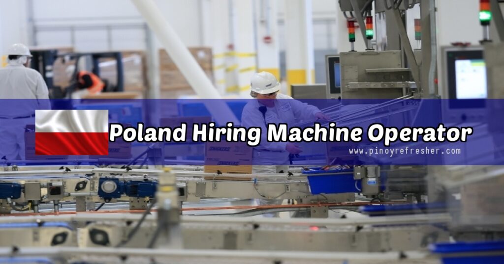 Poland Hiring Maching Operator for Globetek Sp. z o.o