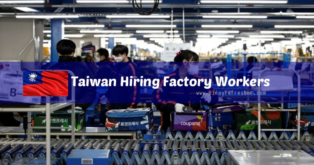 DMW Taiwan Job Opening under Winzel Employment Agency