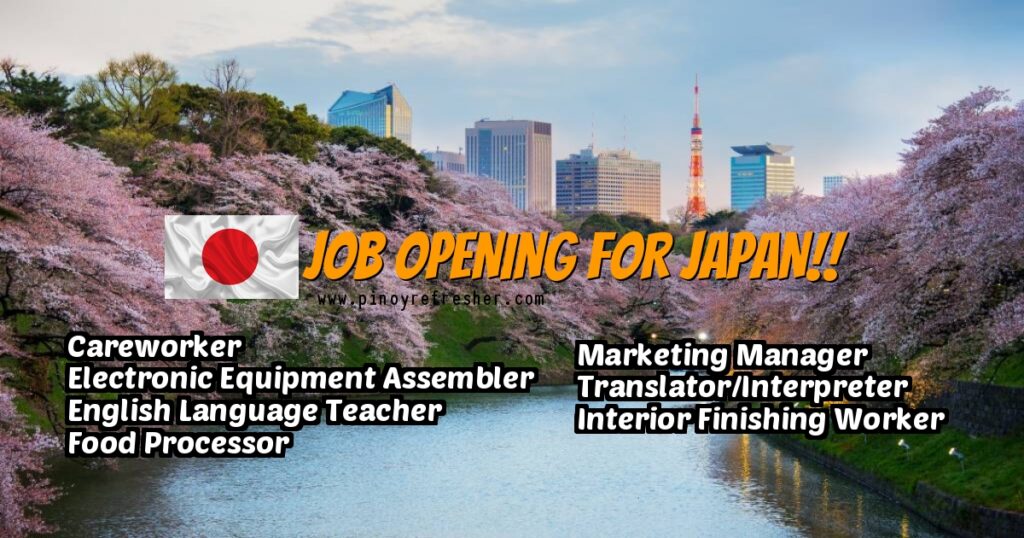 DMW Japan Job Hiring under United Global Manpower Resources Inc.