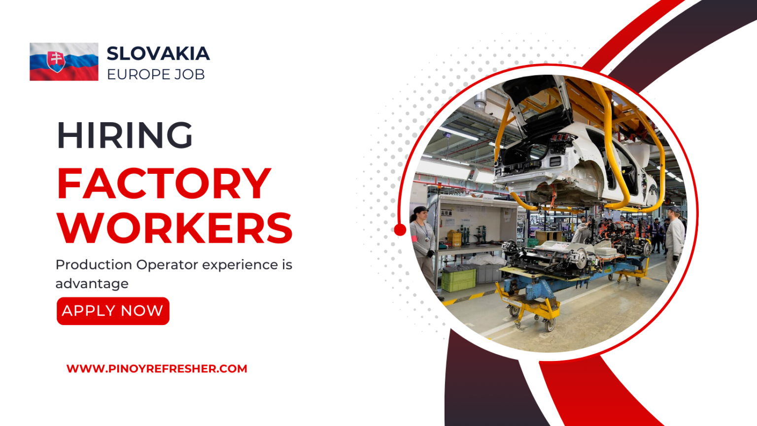 Hiring Factory Workers for Slovakia under Primeworld Manpower Agency ...