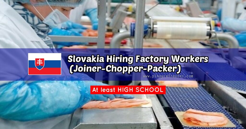 Europe Hiring Factory Workers (Joiner-Chopper-Packer)