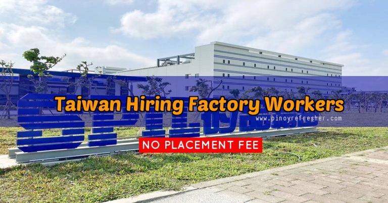 Taiwan Factory Workers for SPIL under Grand Placement Agency