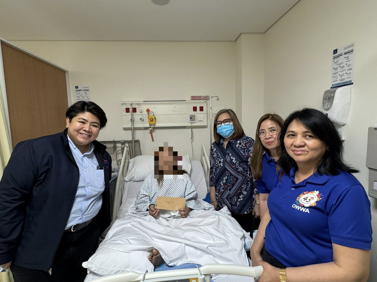 OWWA and DMW Officials Visit Hospitalized OFWs in Dubai, Deliver ...