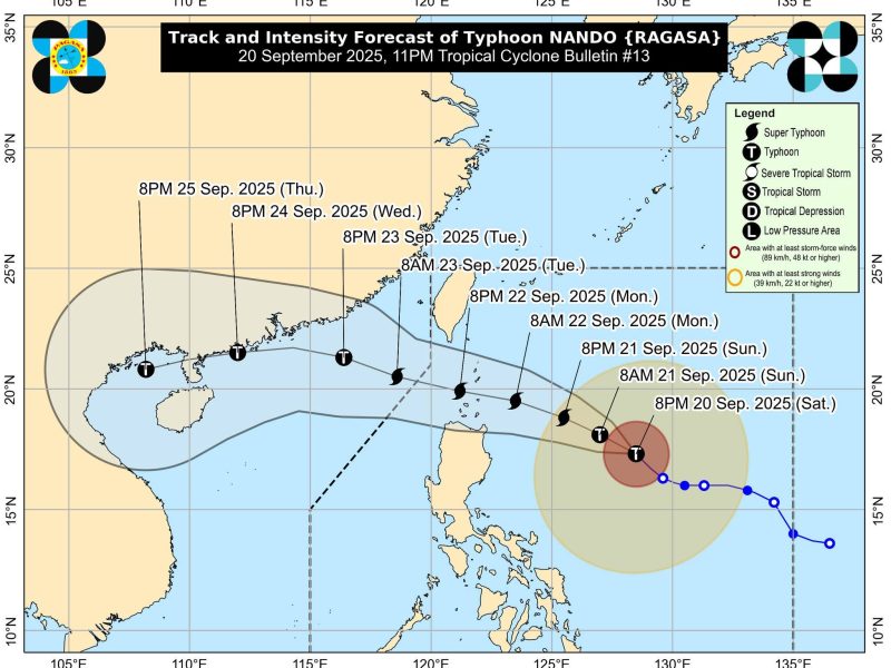 Over 40 Areas Declared Under State of Calamity Due to Successive Storms and Southwest Monsoon