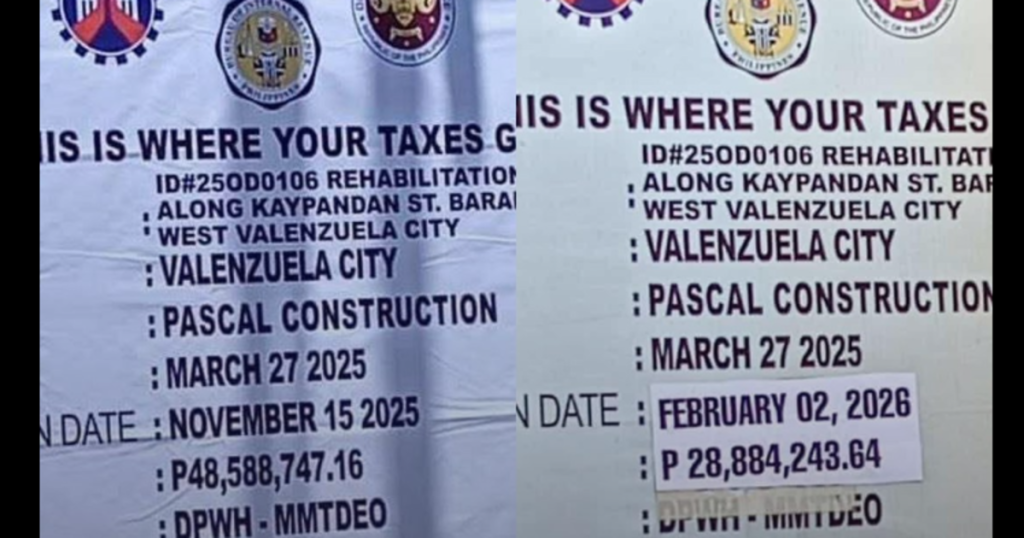 DPWH Clarifies Valenzuela Project Cost Error: ‘Purely Clerical Mistake’