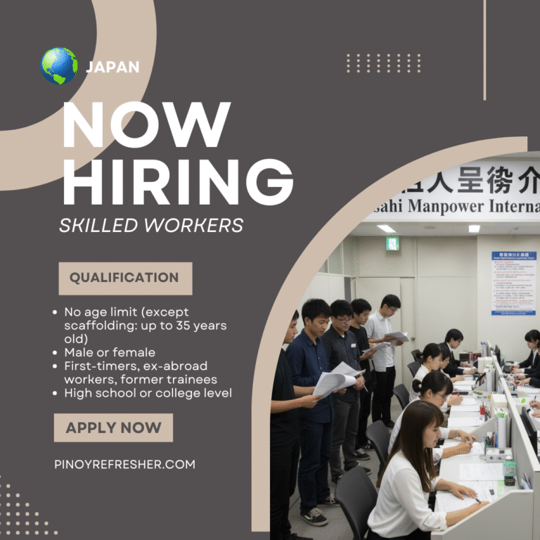 Taiwan Hiring Factory Workers for ASE Chungli | Filsino Agency