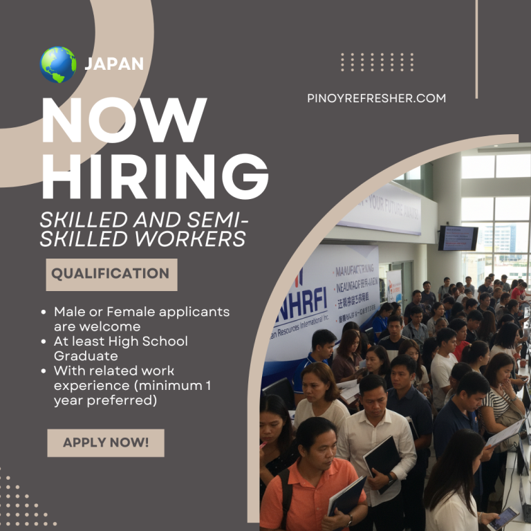 Japan Job Hiring | NHRFI Human Resources International Inc. | Apply Now ...