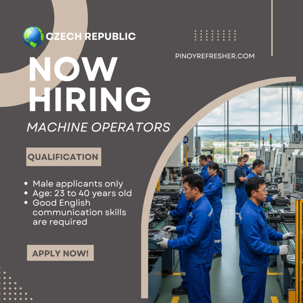 URGENT HIRING: Factory Workers for Taiwan | With or without Experience