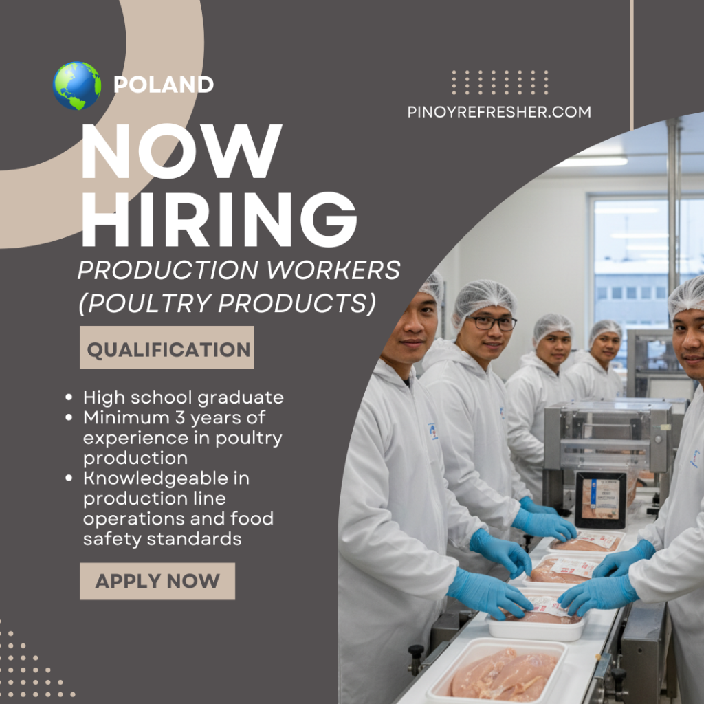 Hiring Production Workers for Poland – Poultry Processing Jobs | Apply ...