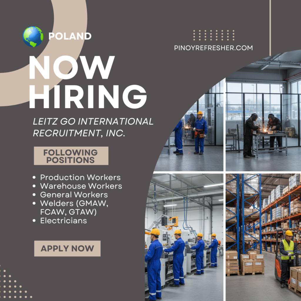 Work in Poland – Production, Warehouse, Welding & Electrical Jobs ...