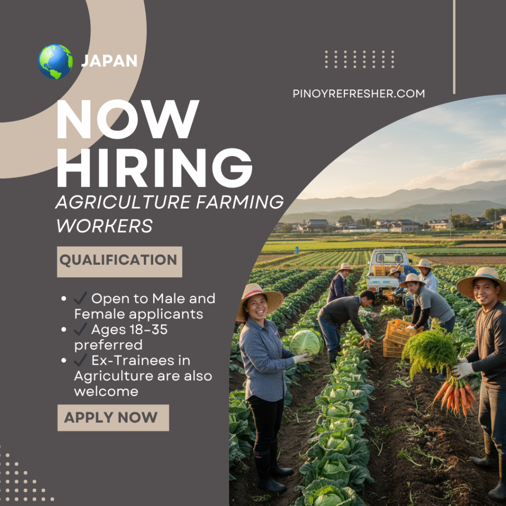 Farming Jobs in Japan | Goldmarc International Career Corporation