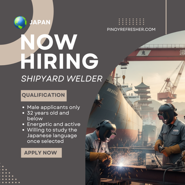 Shipyard Welder Jobs in Japan | Placewell International Urgent Hiring