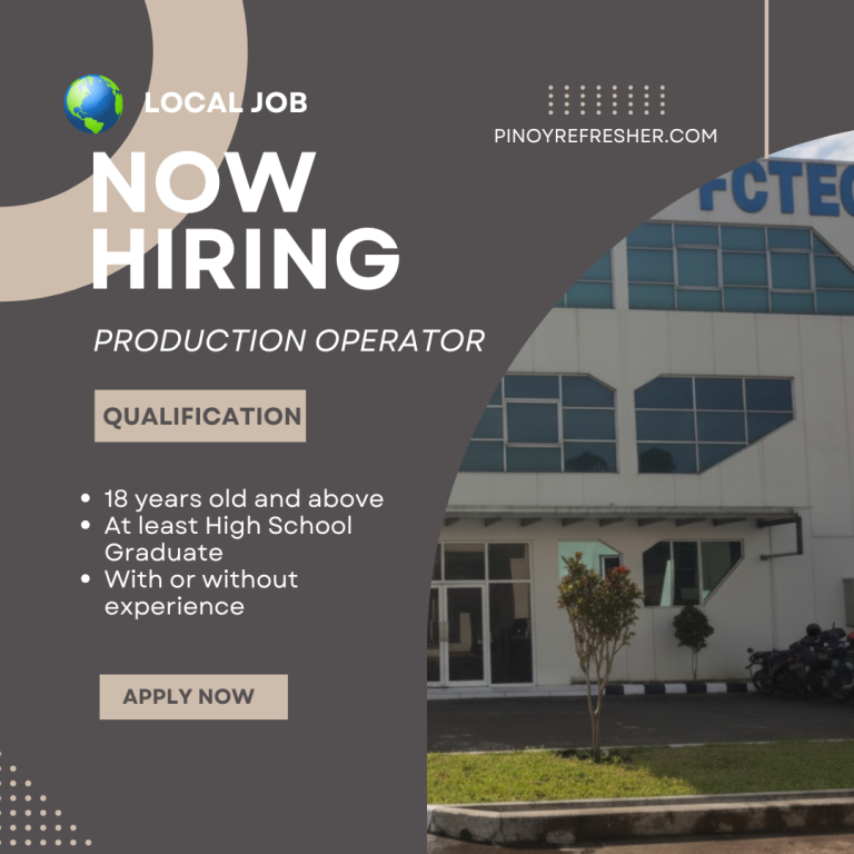 Jedegal International Manpower Services is now Hiring Factory Workers