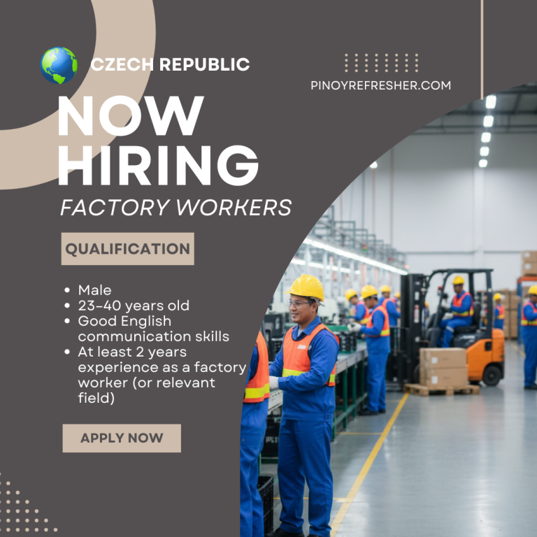 Work in Hungary! Now Hiring Skilled & Unskilled Filipino Workers