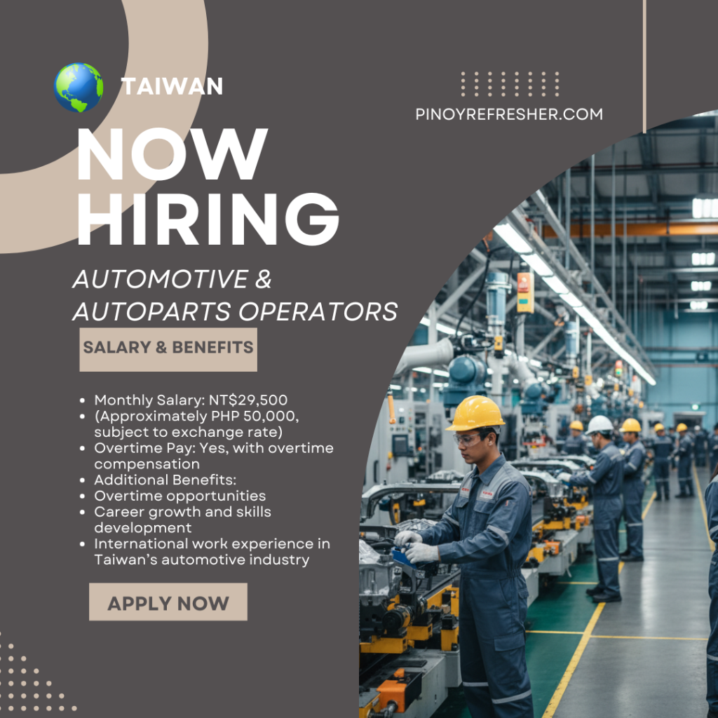 Hiring Factory Workers for Hungary under Peridot International ...