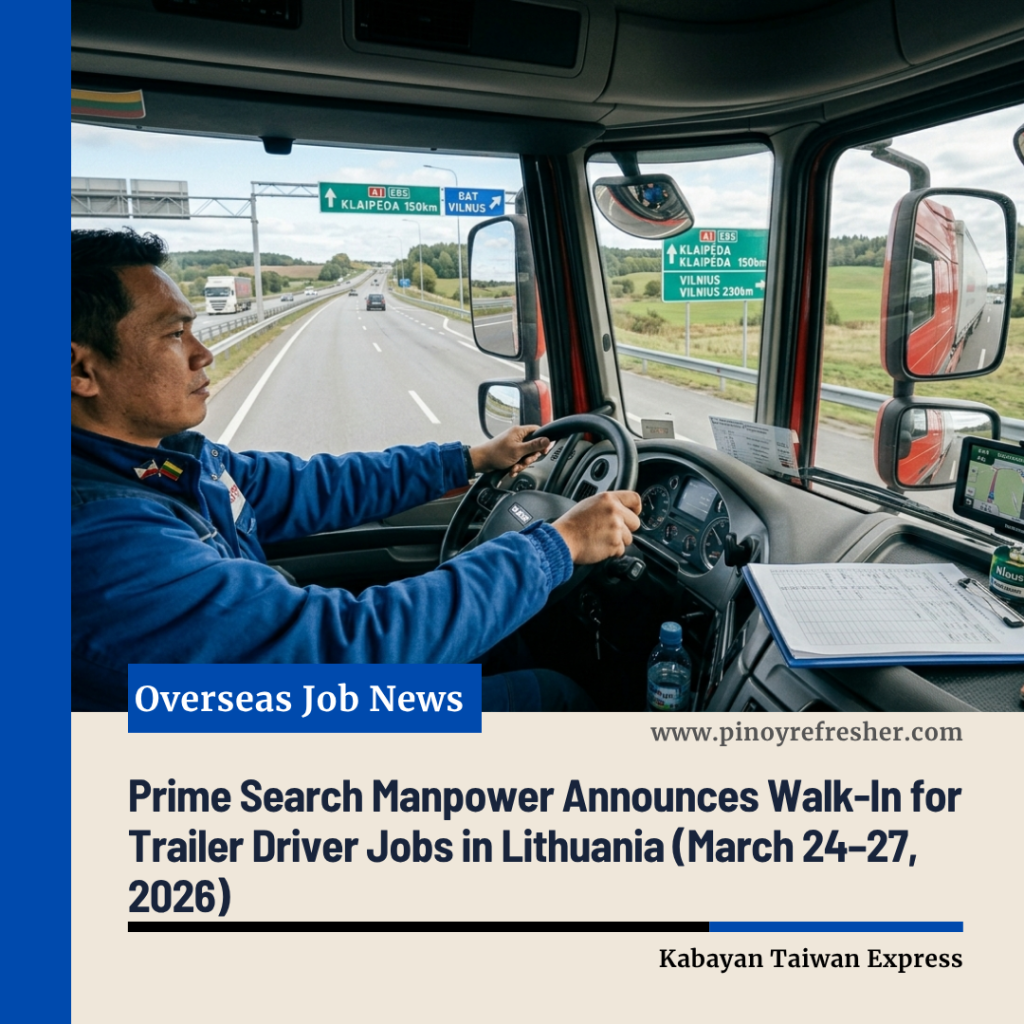 Prime Search Manpower Agency Opens Walk-In for Trailer Driver Jobs in ...