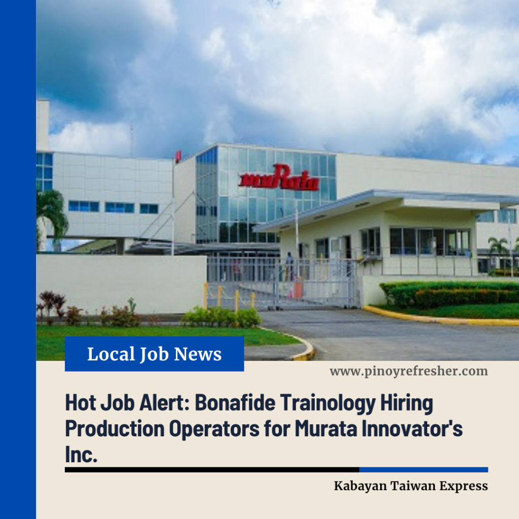 Hot Job Alert: Bonafide Trainology Hiring Production Operators for ...