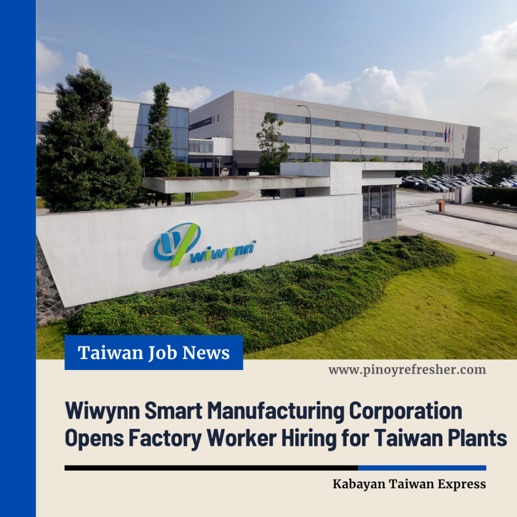 URGENT HIRING: Factory Workers for Taiwan | With or without Experience