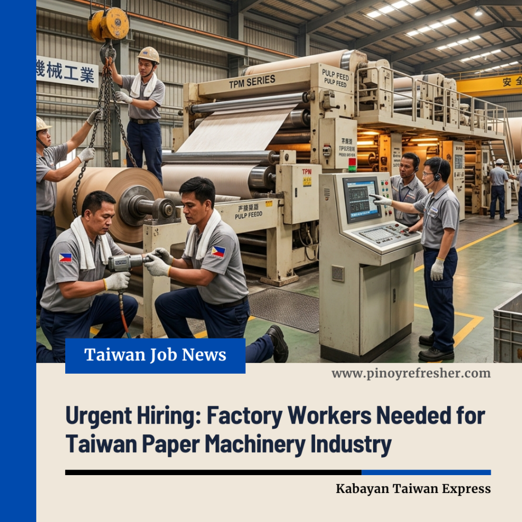 Factory Workers Hiring for Taiwan – KYEC King Yuan Electronics | No ...