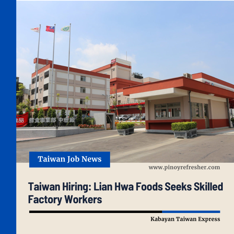 Taiwan Hiring Engineers for ASE Chungli Branch
