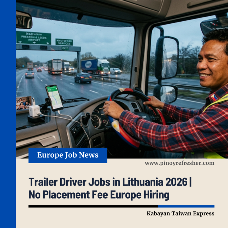 Trailer Driver Jobs in Lithuania 2026 | No Placement Fee Europe Hiring