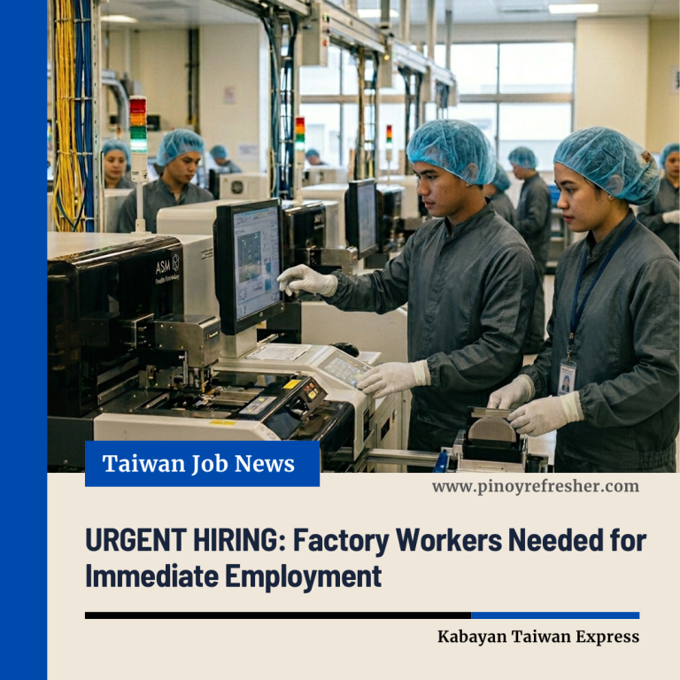 URGENT HIRING: Factory Workers Needed for Immediate Employment